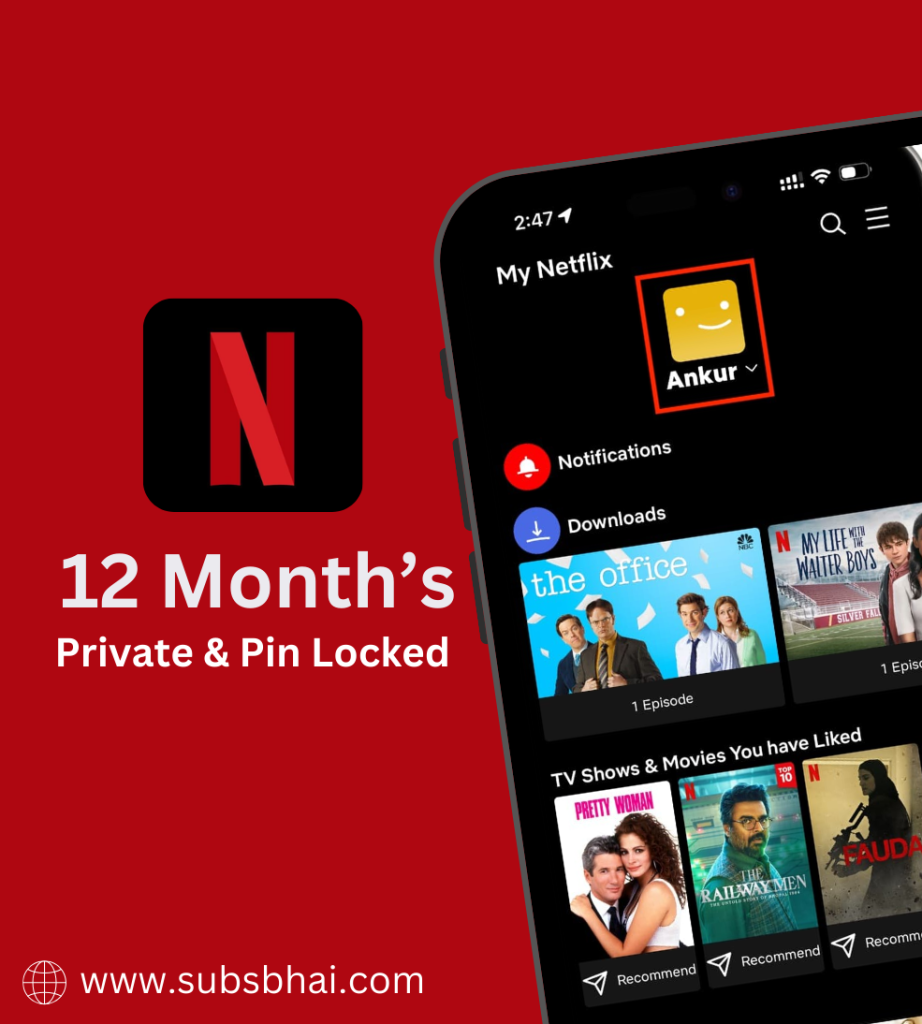 1-Year Netflix Subscription in Bangladesh | 4K Streaming