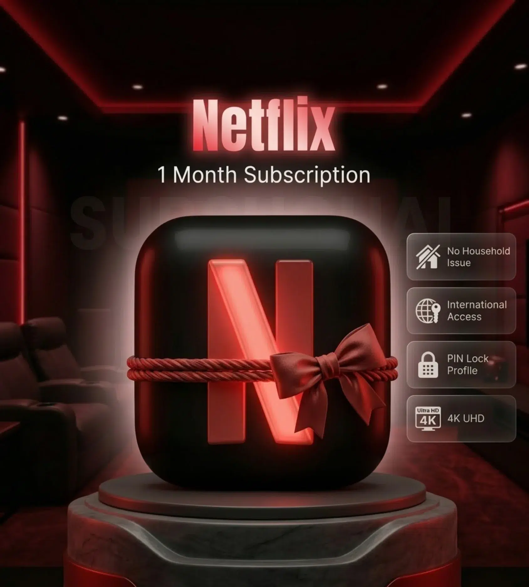 Netflix Subscription Bangladesh - Bkash Payment | 1 Months